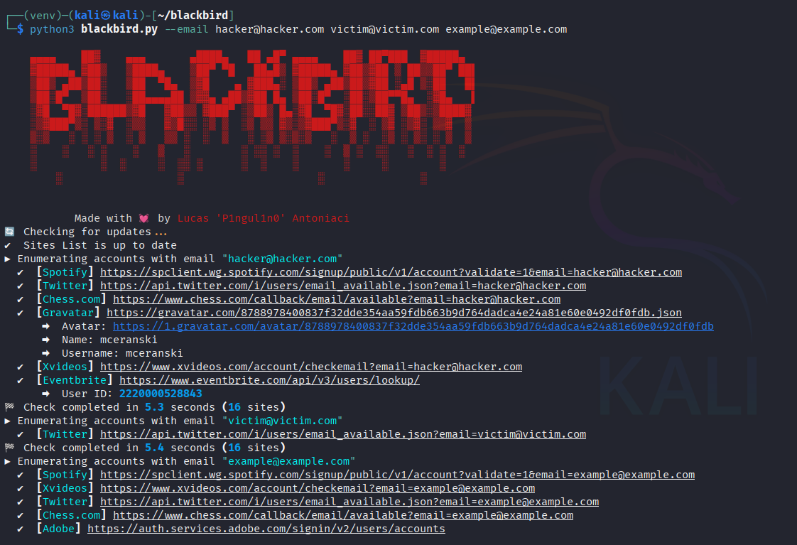 Blackbird: Powerful Open-Source Intelligence (OSINT) Tool with 5 Key ...